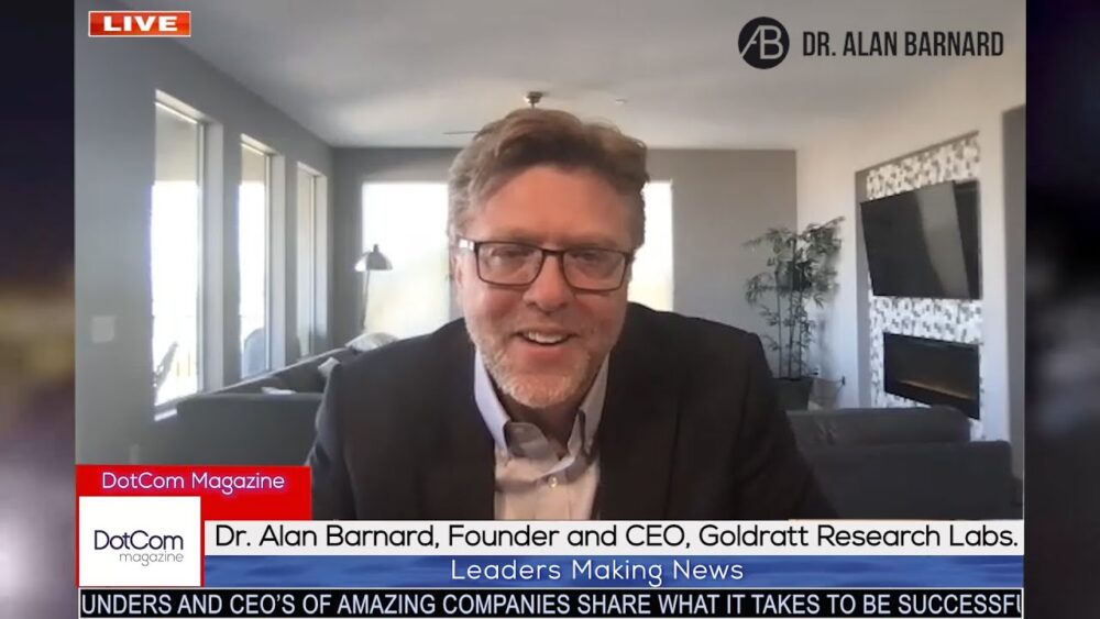 Dr. Alan Barnard, Founder and CEO, Goldratt Research Labs, A DotCom ...
