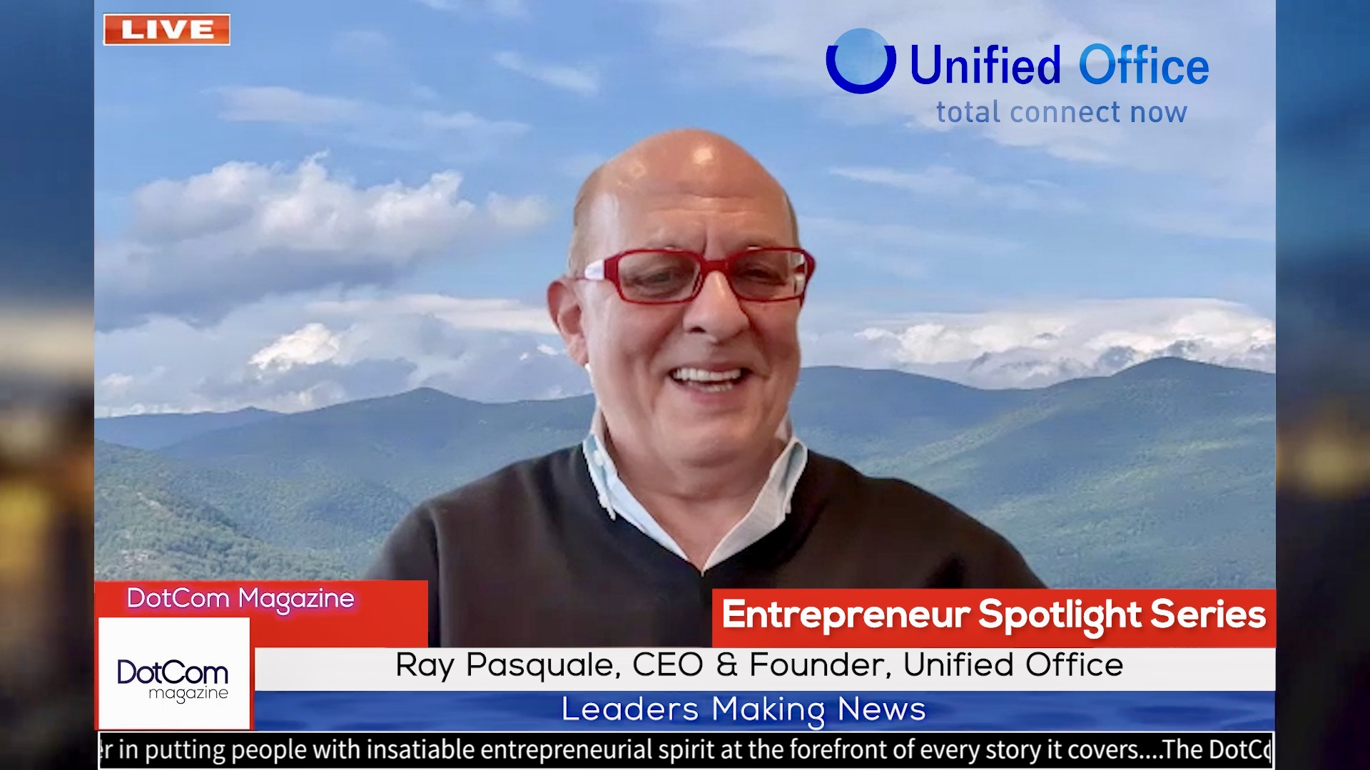 Ray Pasquale, CEO & Founder, Unified Office, A DotCom Magazine ...