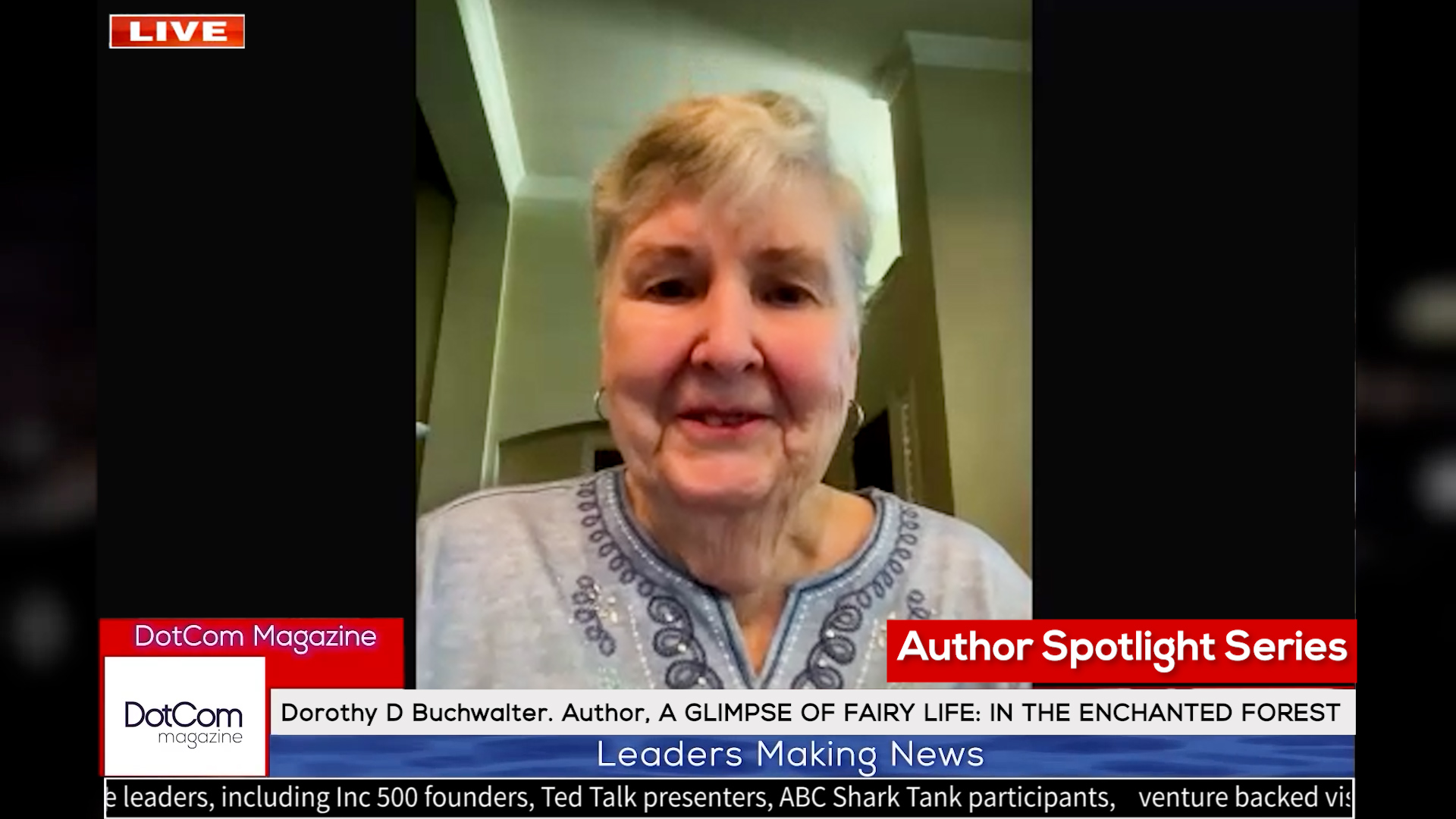 Dorothy D Buchwalter, Author, A GLIMPSE OF FAIRY LIFE: IN THE ENCHANTED ...